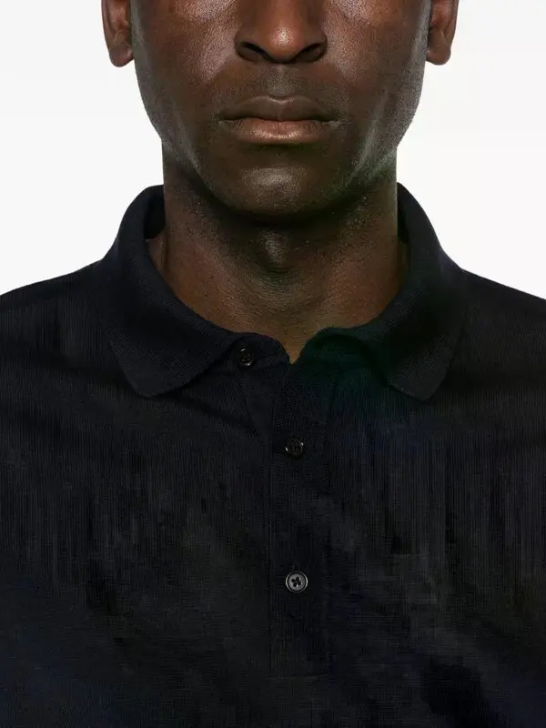 BOSS Knit Polo In Virgin Wool
