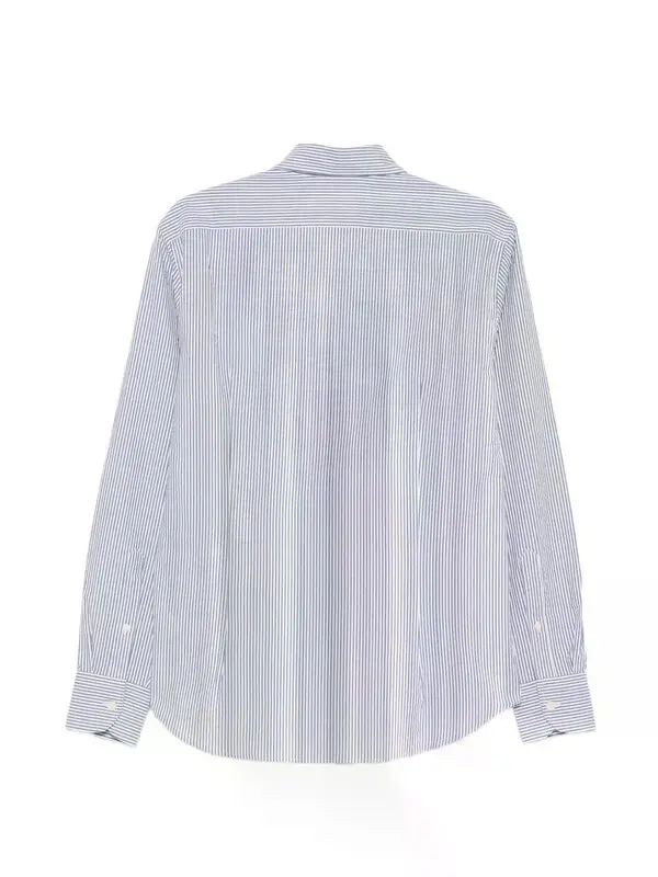 MC2 SAINT BARTH Pamplona Vertical-stripe Shirt - White