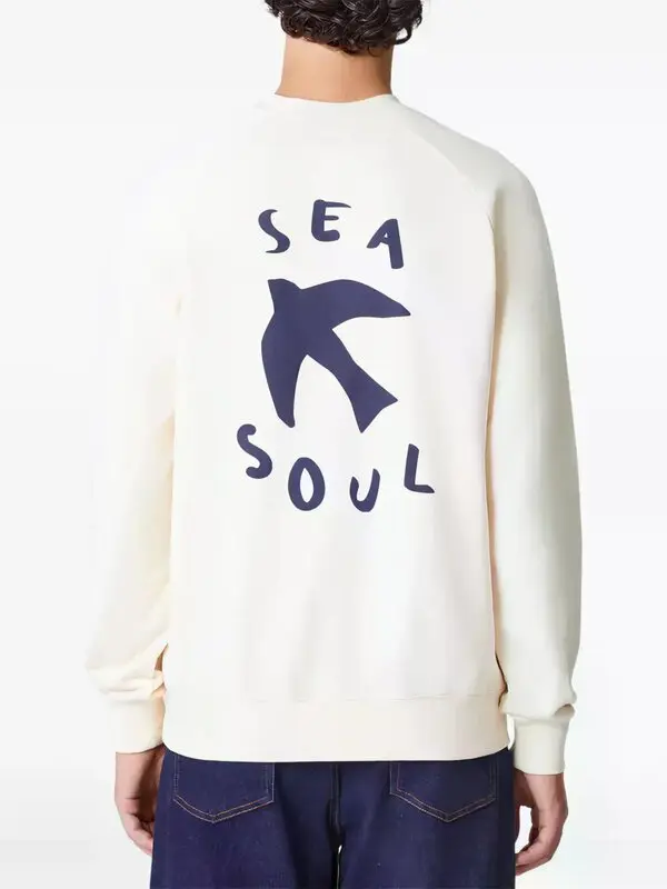 LA PAZ Graphic-print Crew-neck Sweatshirt