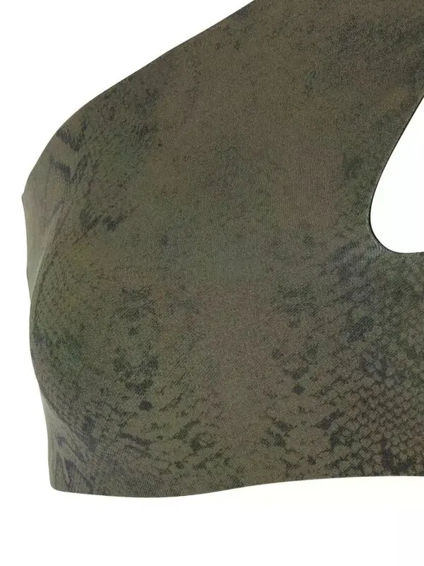 Federica Tosi Python-print Cut-out Bikini