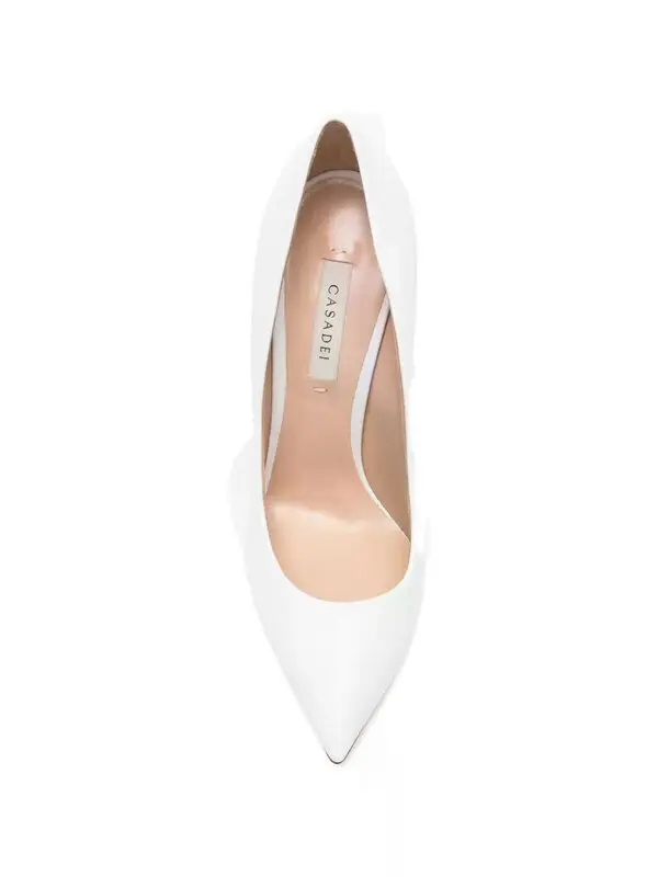 Casadei Blade Pointed-toe Pumps - White