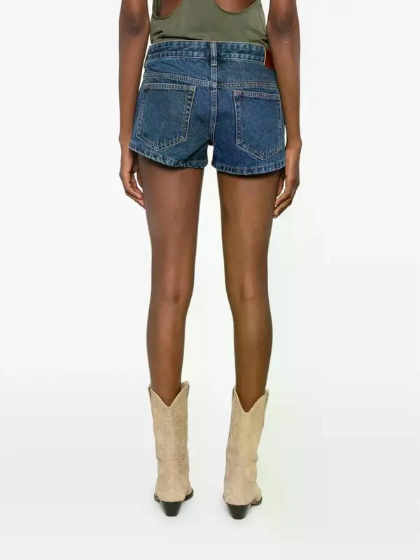 EB DENIM Portman Low-rise Denim Shorts