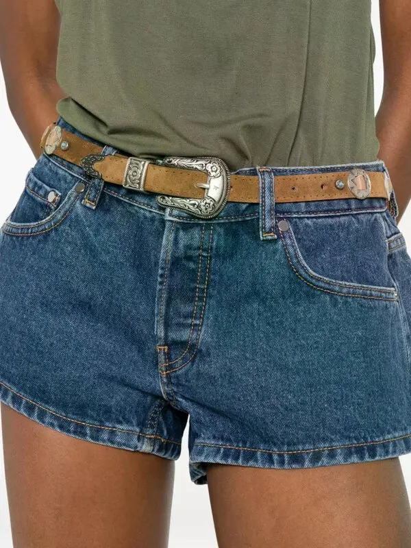 EB DENIM Portman Low-rise Denim Shorts