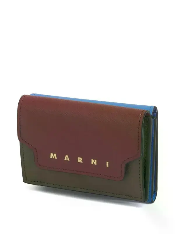 Marni Leather Wallet - Red