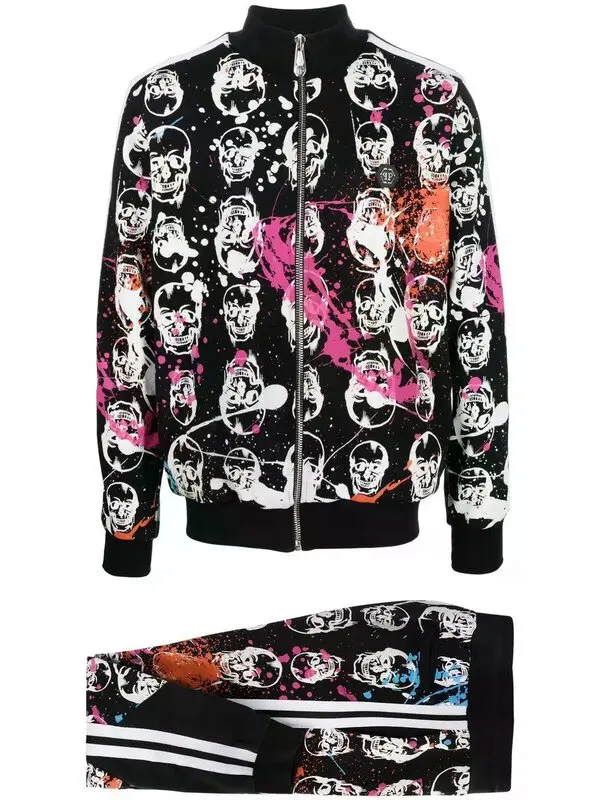 Philipp Plein Skull Print Tracksuit