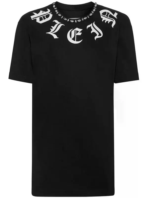 Philipp Plein Gothic Plein Cotton T-shirt