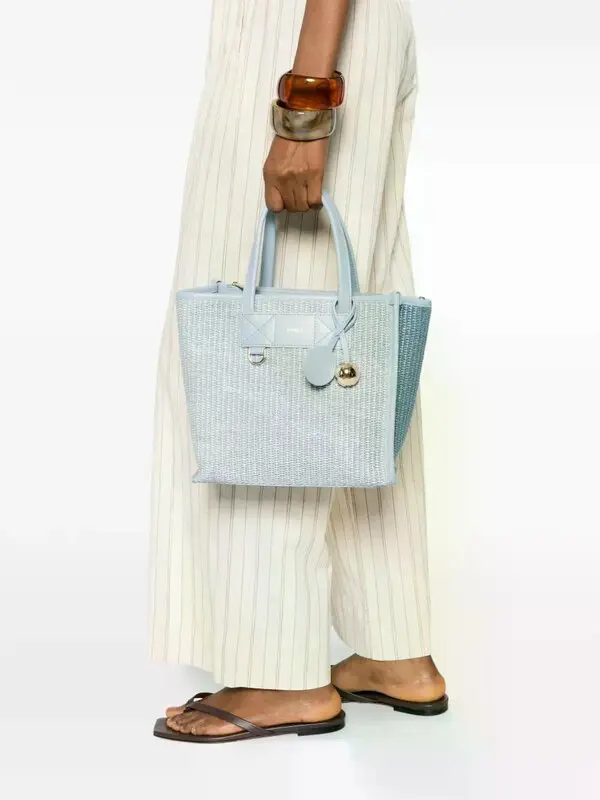 Furla Leather-trim Tote Bag - Blue