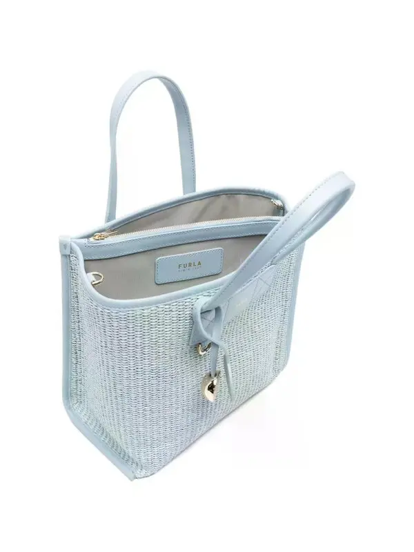 Furla Leather-trim Tote Bag - Blue