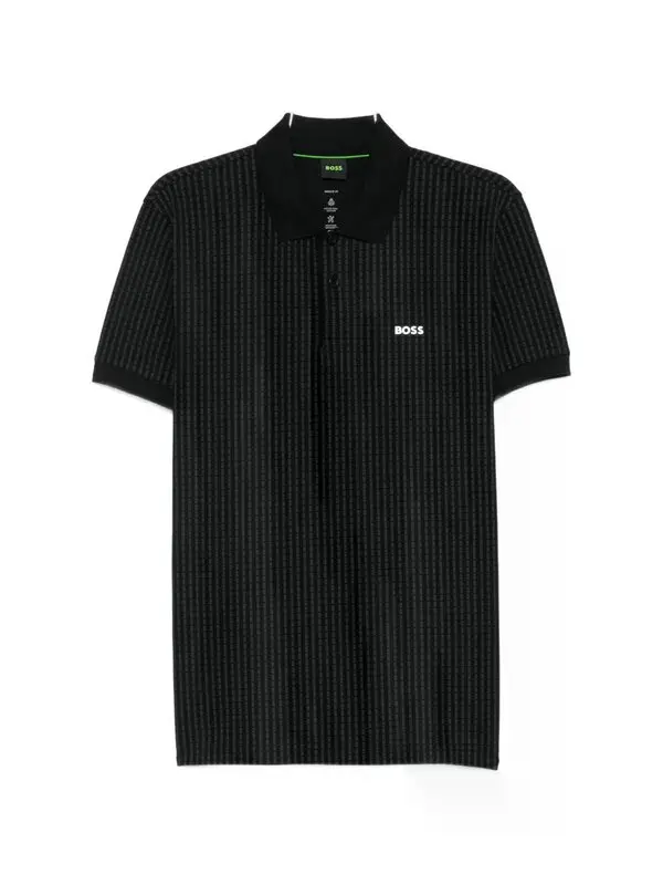 BOSS Short-sleeve Polo Shirt - Black