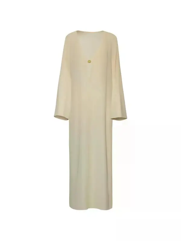 BAOBAB Luna Bell-sleeves Cut-out Maxi Cover-up - Yellow