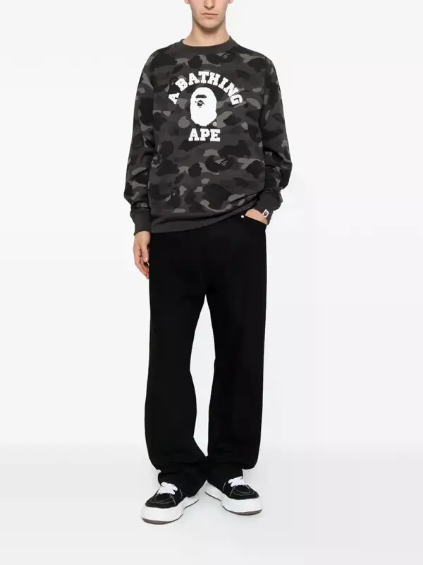 BAPE BLACK BY *A BATHING APE® Logo-print Camouflage-patterned Sweatshirt
