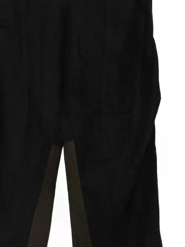 ZIGGY CHEN Panelled Wide-leg Trousers