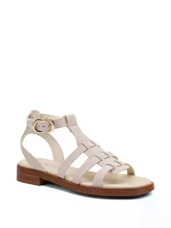 FRAU Cage-design Open Toe Sandals - Neutrals
