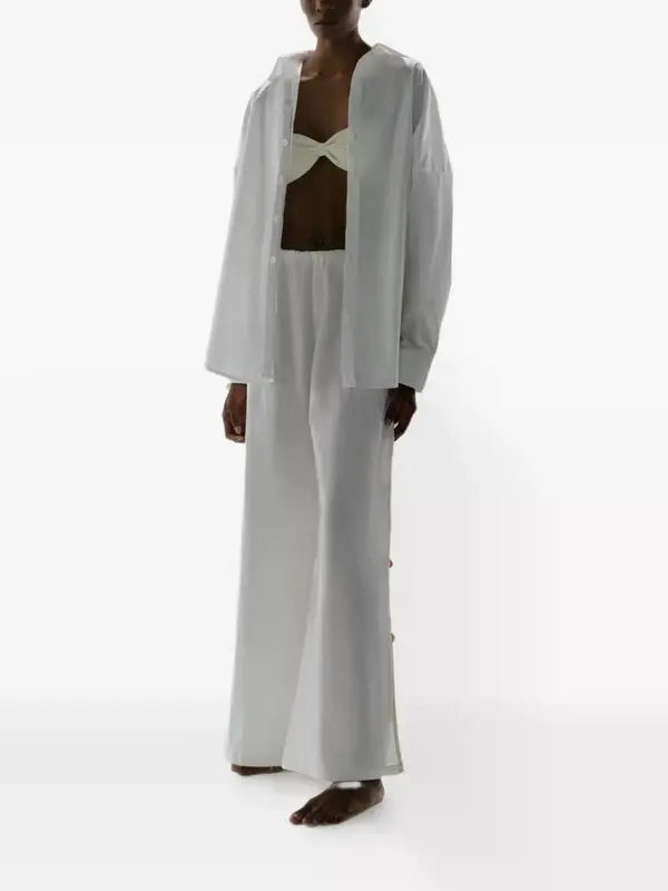 BAOBAB Wayra Resin-stones Back-slit Shirt