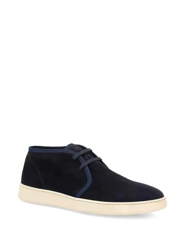 FRAU Grosgrain-trim Ankle Boots - Blue