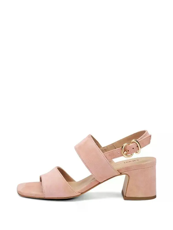 FRAU Block-heel Suede Sandals - Pink