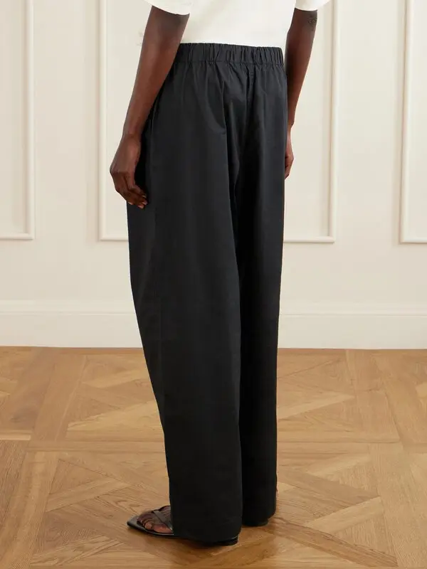SKIMS Cotton-blend Straight-leg Pants