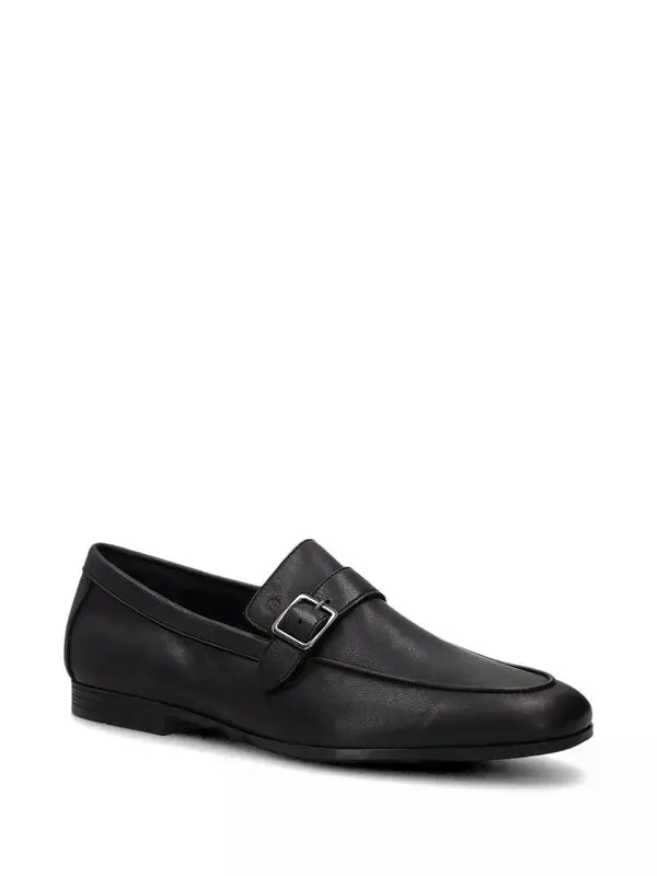 FRAU Buckle-detail Loafers - Black