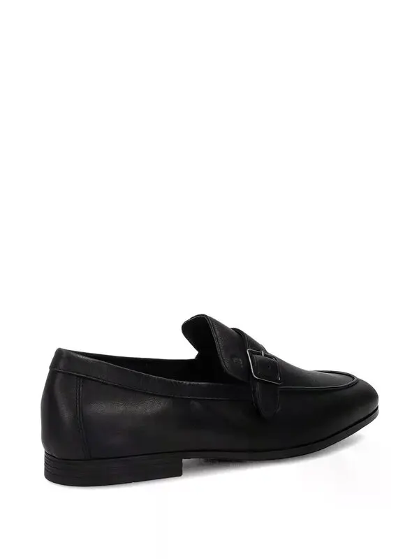 FRAU Buckle-detail Loafers - Black