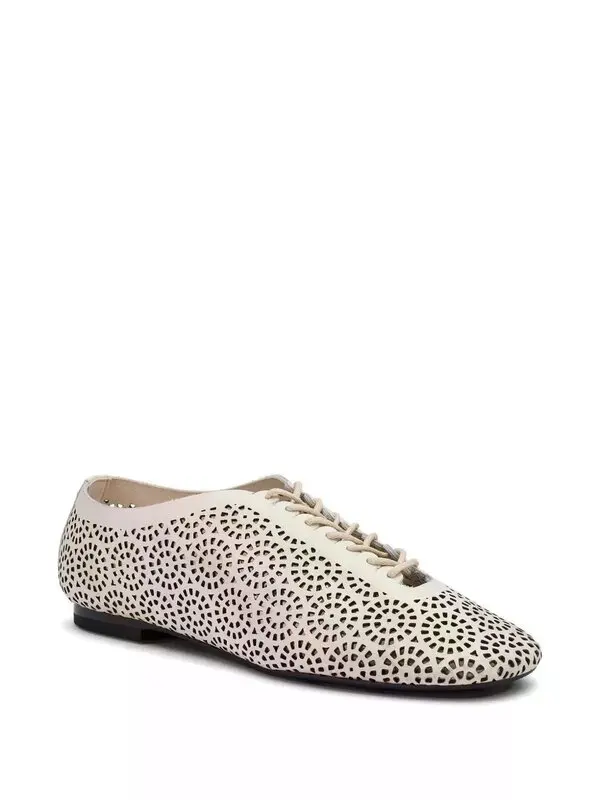 FRAU Laser-cut Lace-up Shoes - Neutrals