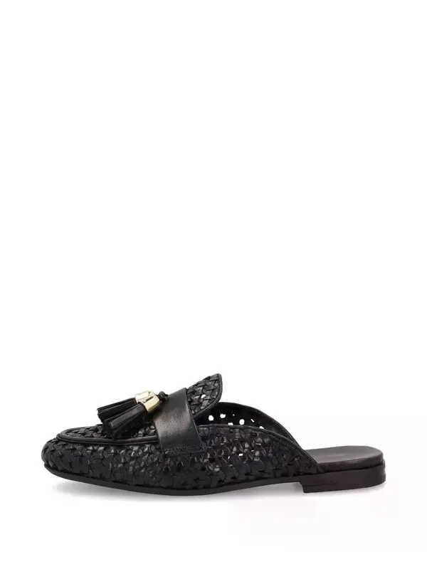 FRAU Woven Mules With Tassel Detail