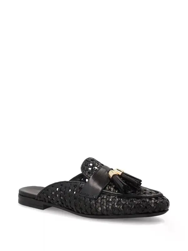 FRAU Woven Mules With Tassel Detail