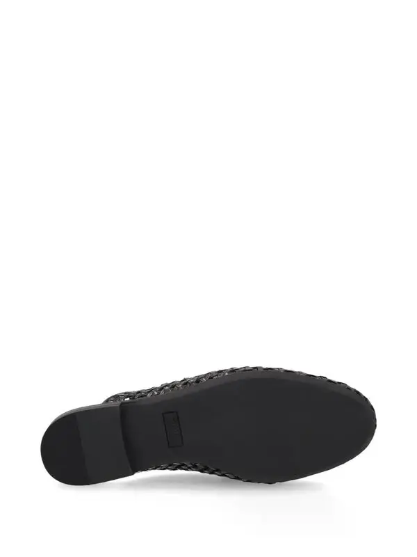 FRAU Woven Mules With Tassel Detail