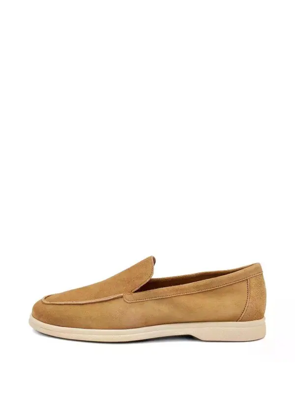 FRAU Suede Leather Loafers - Neutrals