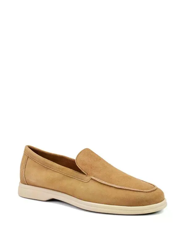 FRAU Suede Leather Loafers - Neutrals