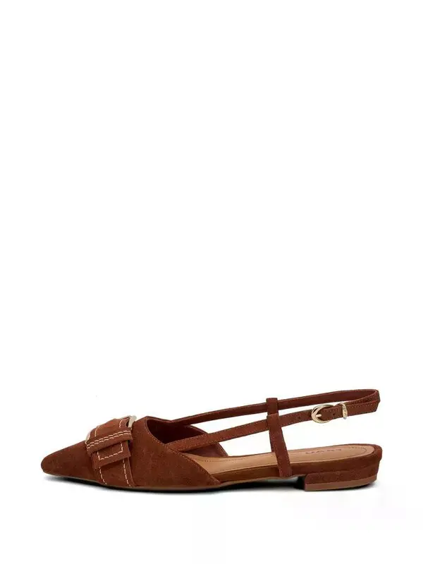 FRAU Buckle-detail Suede Pumps