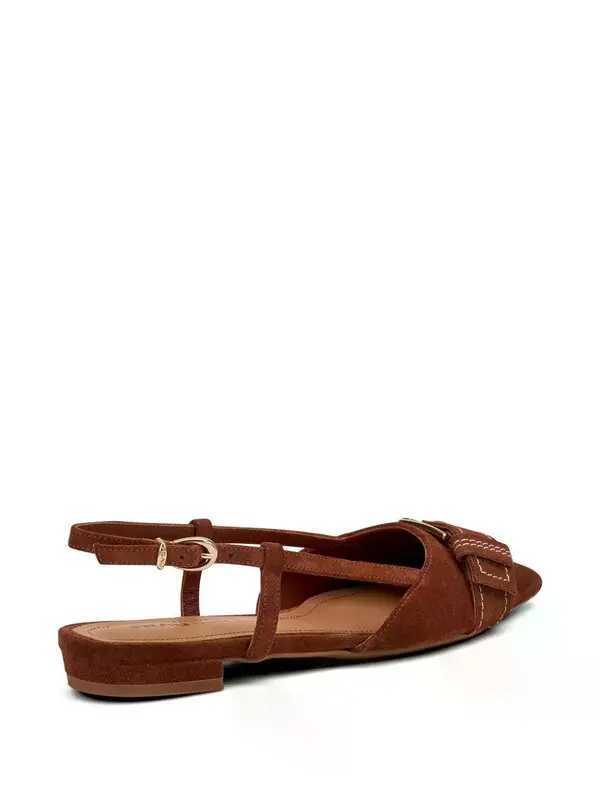 FRAU Buckle-detail Suede Pumps
