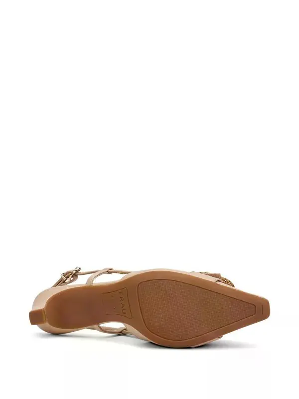 FRAU Buckle-strap Slingback Pumps