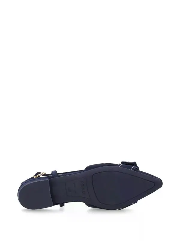 FRAU Buckle-detail Suede Slingbacks