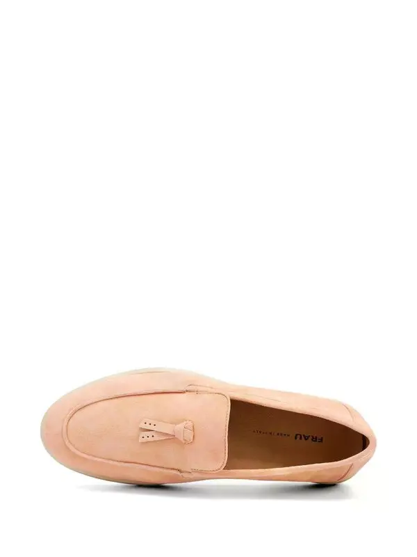 FRAU Tassel-detail Suede Loafers - Pink