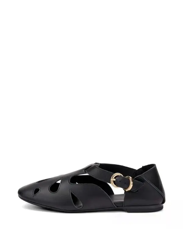FRAU Cut-out Sandals - Black