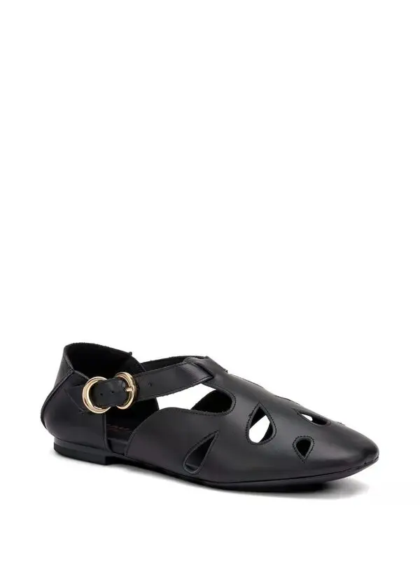 FRAU Cut-out Sandals - Black