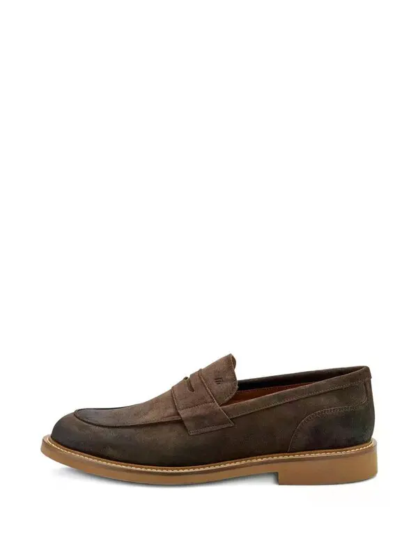 FRAU Distressed Suede Loafers