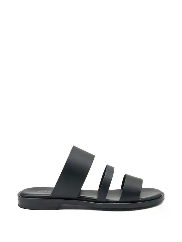 FRAU Triple-strap Leather Sandals