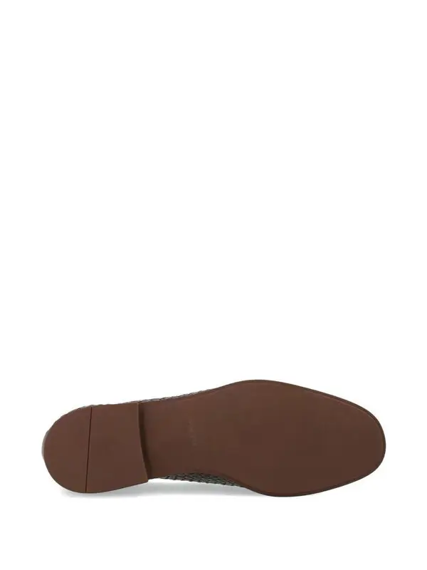 FRAU Woven Loafers With Tassel - Brown