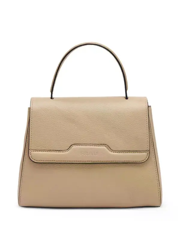 FRAU Debossed-logo Tote Bag - Neutrals