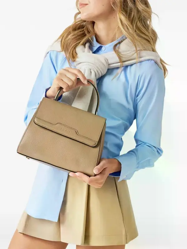 FRAU Debossed-logo Tote Bag - Neutrals