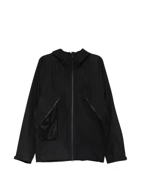 GOLDWIN Logo-embroidered Panelled Jacket