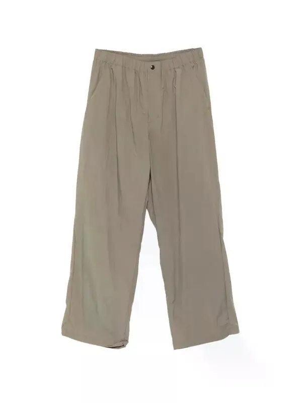 GOLDWIN Drawstring Wide-leg Trousers - Neutrals