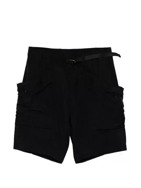 GOLDWIN Logo-embroidered Cargo Shorts - Black