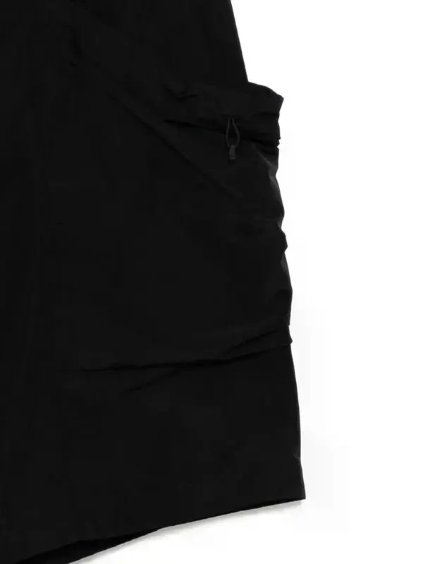 GOLDWIN Logo-embroidered Cargo Shorts - Black