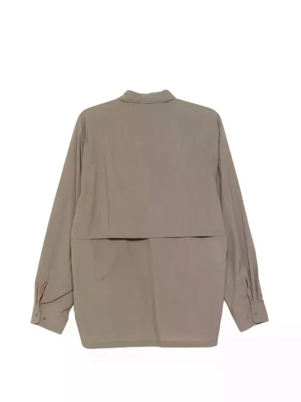 GOLDWIN Classic-collar Long-sleeve Shirt - Neutrals