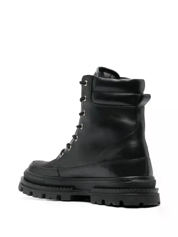 Philipp Plein Logo-plaque Leather Ankle Boots