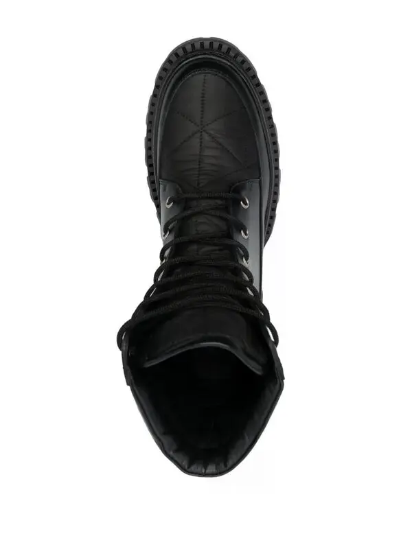 Philipp Plein Logo-plaque Leather Ankle Boots