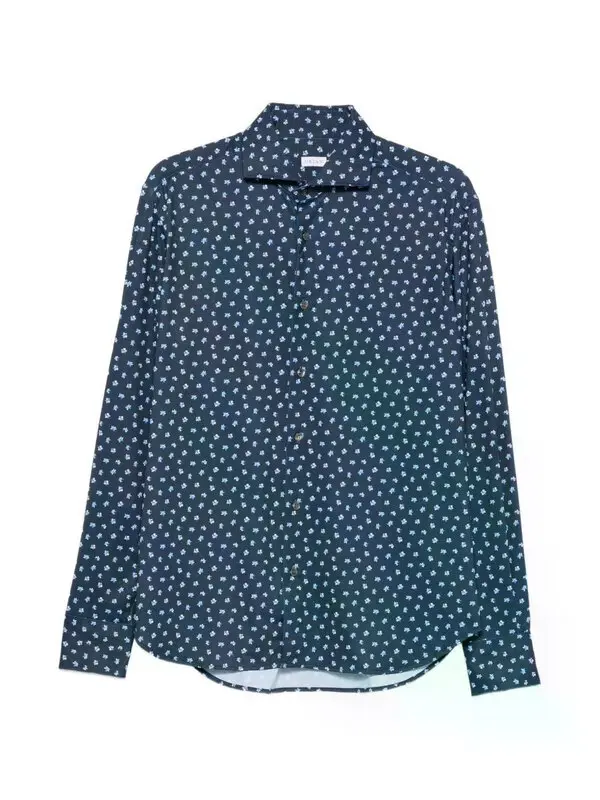 ORIAN Floral-print Long-sleeve Shirt
