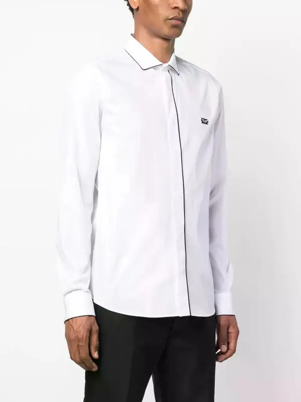 Philipp Plein Sugar Daddy Contrasting-trim Shirt
